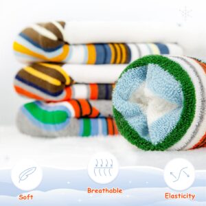 Cimkiz Ski Socks Kids Winter Warm Thermal Snow Socks, Skiing Snowboarding Skating for Toddler Boys and Girls (2 Pairs or 3 Pairs)