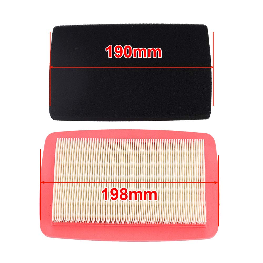 Mengxiang 544271501 512652001 Air Filter fit for Redmax EBZ8000 EBZ8001 EBZ8001RH EBZ8050 EBZ8050RH EBZ8500 EBZ8500RH Husq-varna 170BF 180BF 180BT 370BFS 380BFS 570BFS 580BFS Rep T4012-82310