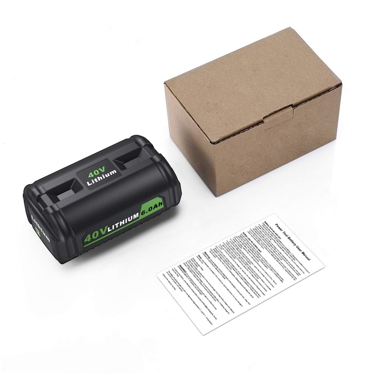 Dutyone 6.0Ah Battery Replacement for Ryobi 40V Cordless Power Tools Battery OP4015 OP4026 OP40201 OP40261 OP4030 OP40301 OP4040 OP40401 OP4050 OP40501 OP40601 OP4050A Lithium Ion Battery