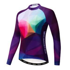 autumn women's cycling jersey long sleeve skull cycling shirt mountain bike clothing spring mtb jerseys