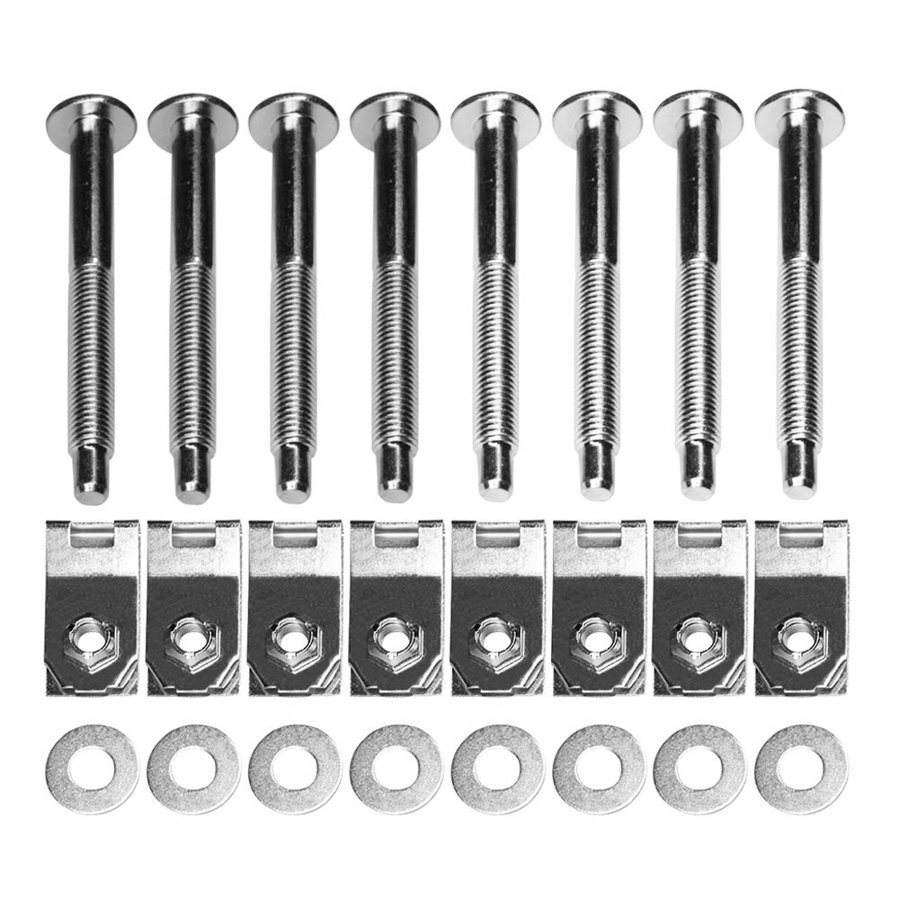 Truck Bed Mounting Bolt Nut Hardware Kit Fits 1999-2016 Ford F250 F350 Super Duty Truck Replaces # W706640S900 W706641S900 W708770S436 XC3Z9900038AA 924-311