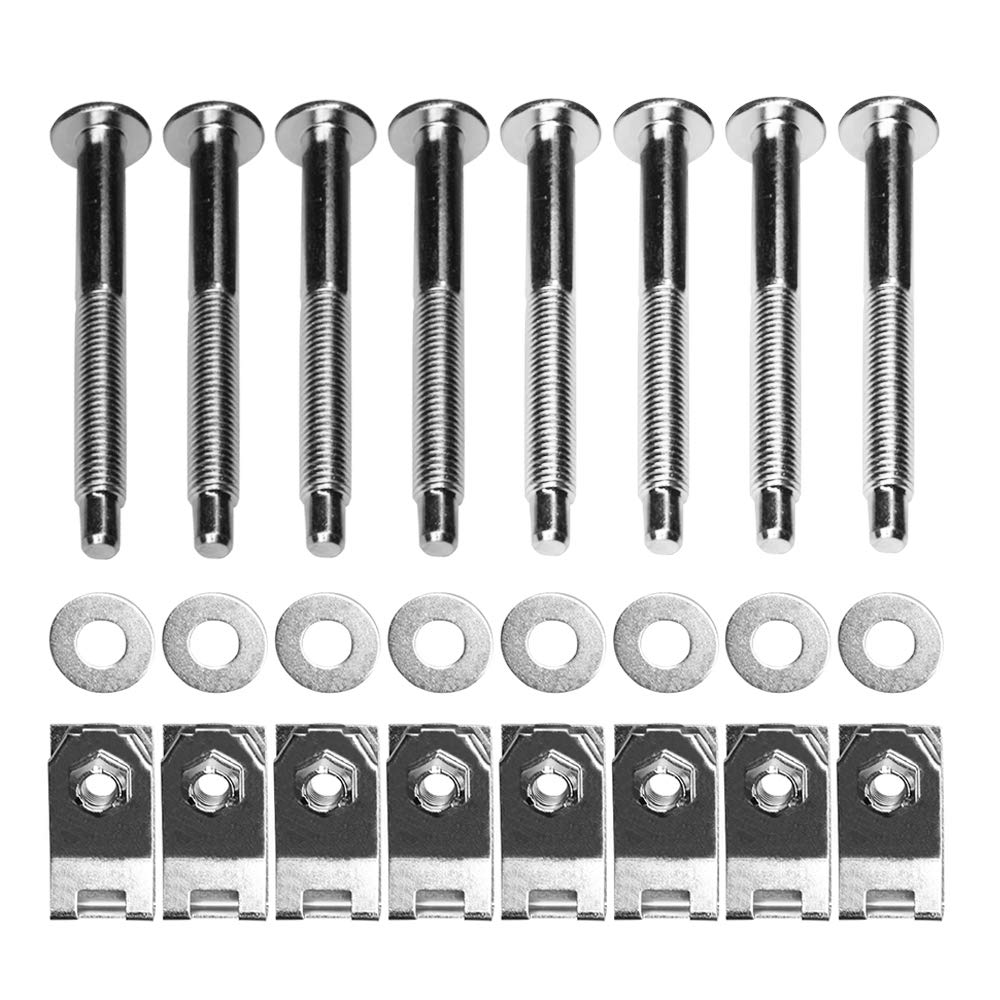 Truck Bed Mounting Bolt Nut Hardware Kit Fits 1999-2016 Ford F250 F350 Super Duty Truck Replaces # W706640S900 W706641S900 W708770S436 XC3Z9900038AA 924-311