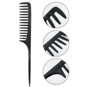 Wapodeai Wide Tooth Comb Detangling Hair Brush, Anti Static Heat Resistant Hair Comb, Suitable for all Kinds of Hair.