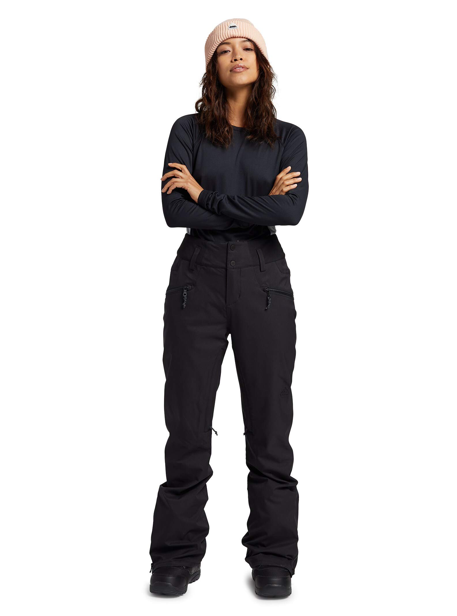 Burton Womens Marcy High Rise Pant, True Black, X-Large