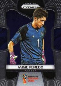 2018 panini prizm world cup #222 jaime penedo panama official soccer card in raw (nm or better) condition