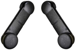 pt auto warehouse fo-1503a-p - window crank handle, black - left/right pair