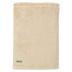 burton womens cora neckwarmer, creme brulee, one size