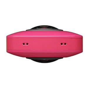 Ricoh THETA SC2 PINK 360°Camera 4K Video with image stabilization High image quality High-speed data transfer Beautiful portrait shooting with face detection Thin & Lightweight For iPhone, Android