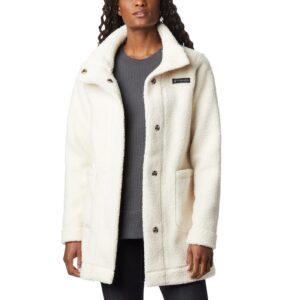 columbia women's panorama long jacket, chalk, xx-large