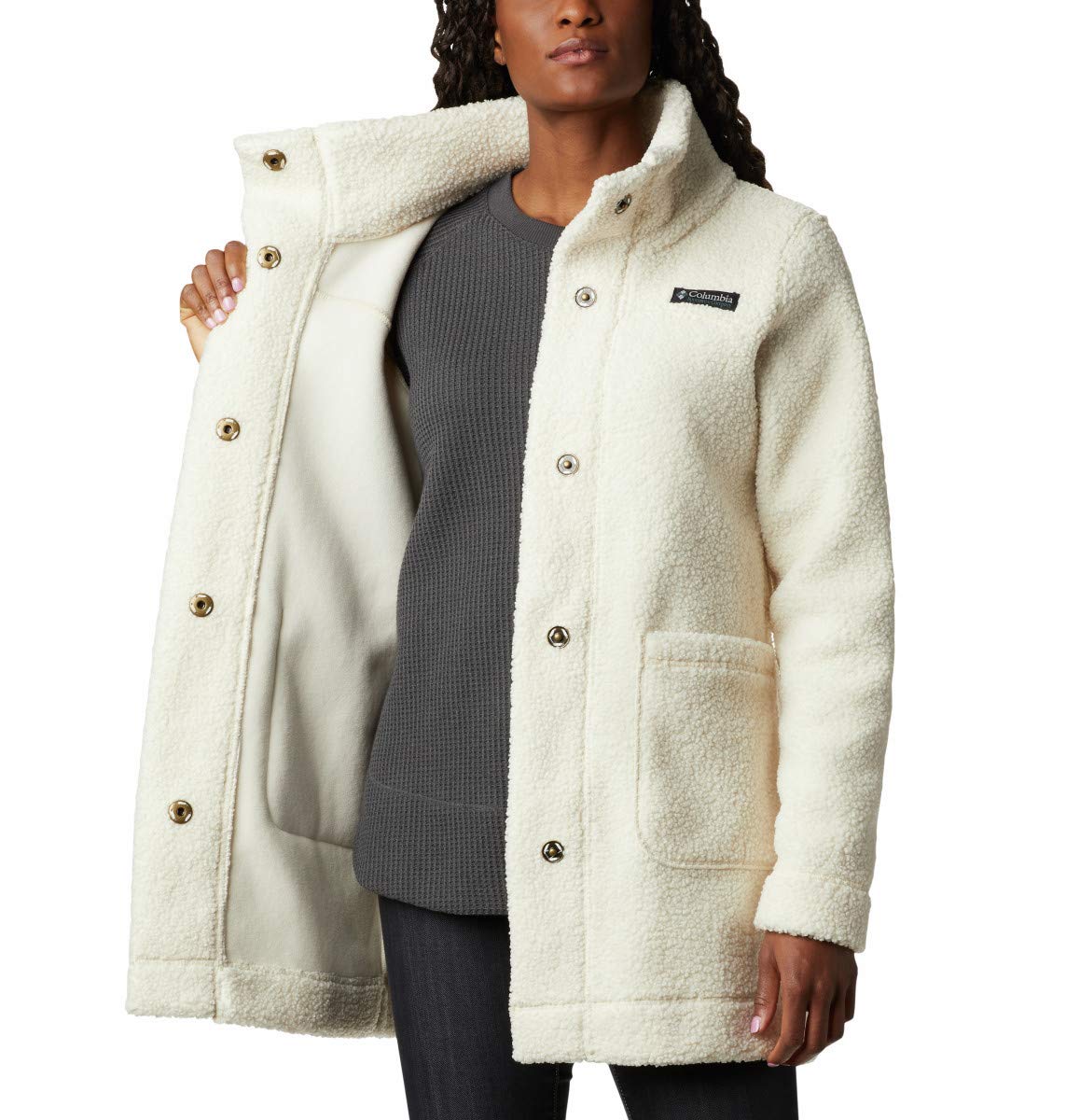 Columbia Women's Panorama Long Jacket, Chalk, XX-Large