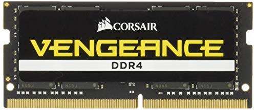 Corsair Vengeance SODIMM 32GB (1x32GB) DDR4 2666 C18 1.2V for Intel 9th & 10th Gen Systems, Black