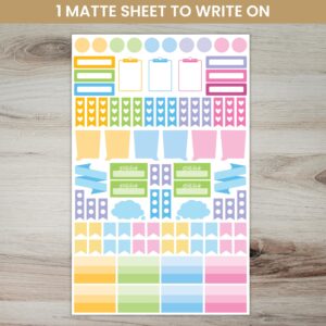 Bloom Daily Planners Newly Improved Classic Planner Sticker Sheets - Variety Sticker Pack for Decorating, Planning, Scrapbooking, etc. - 708 Stickers Per Pack!