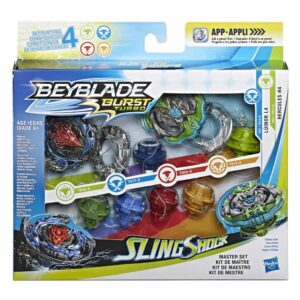 beyblade burst turbo slingshock master set - luinor l4/hercules h4