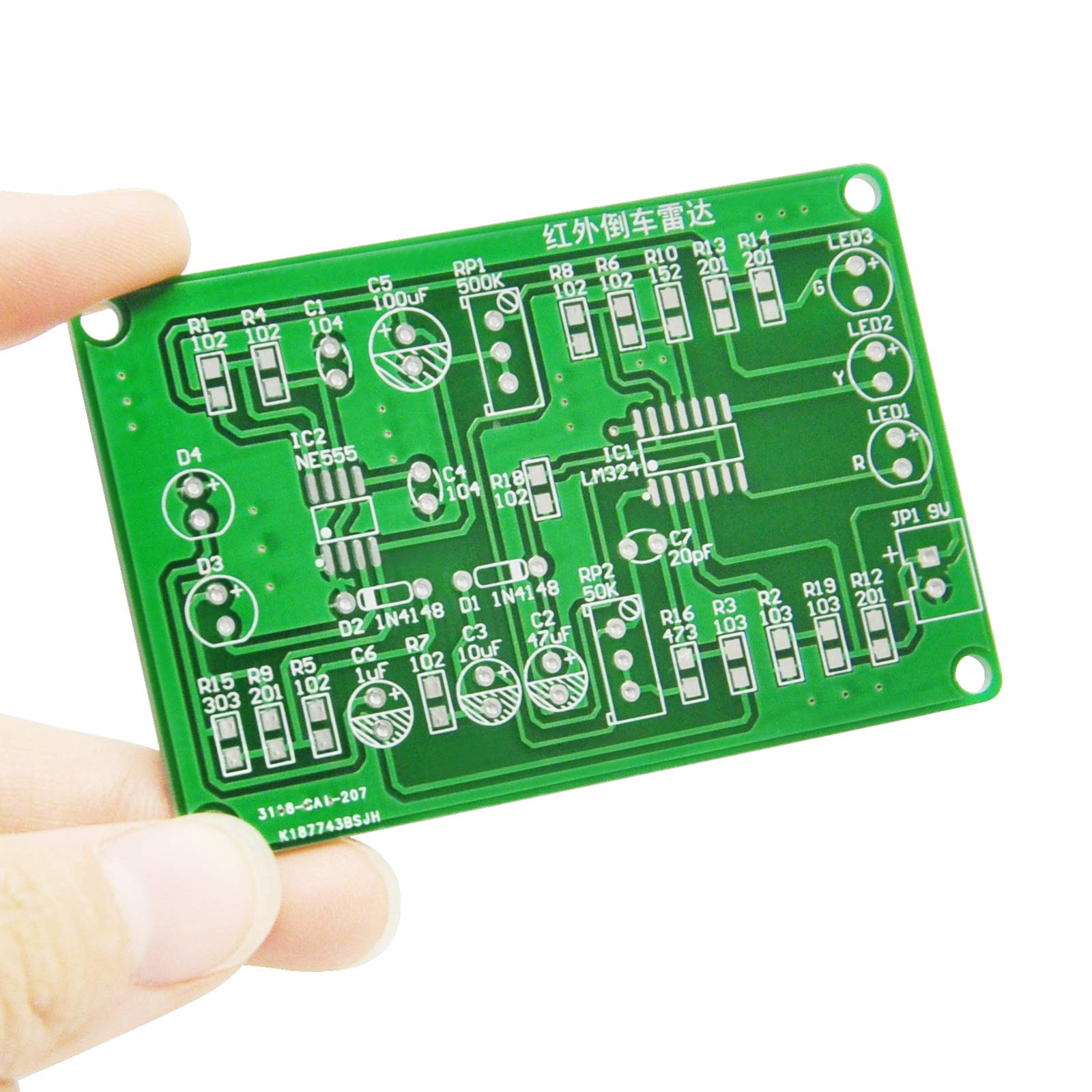 Gikfun SMD Infrared Reversing Radar Practice Soldering Kit Welding Training Board for Arduino DIY EK1950