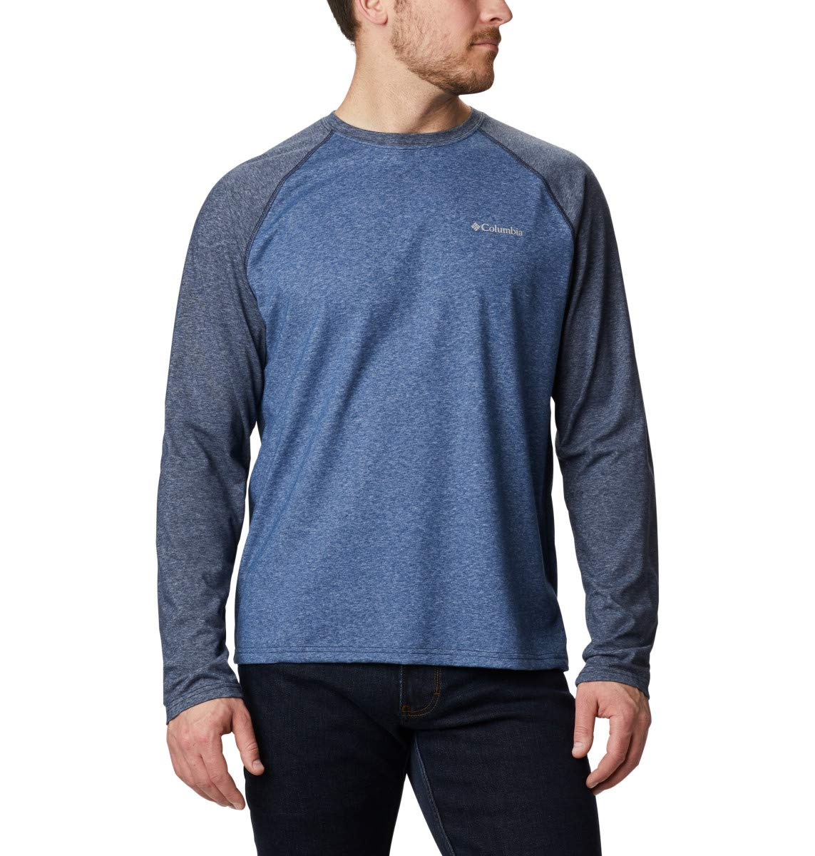 Columbia Men’s Thistletown Park Raglan Shirt, Long Sleeve, Sun Protection