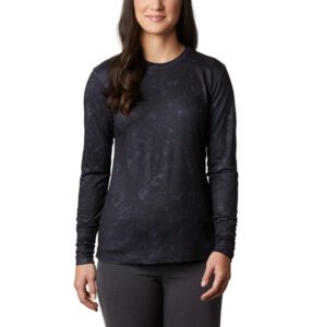 columbia women's piney ridge printed long sleeve knit