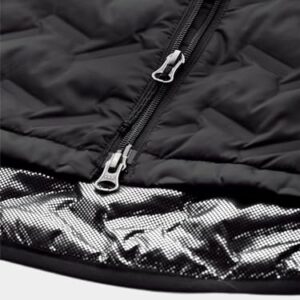 Columbia Women's Delta Ridge Long Down Jacket, Black, Large