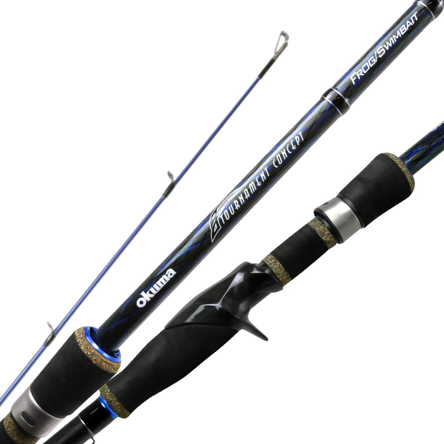 Okuma Tournament Concept TCS Lightweight Carbon Bass Rods- TCS-C-761Ha