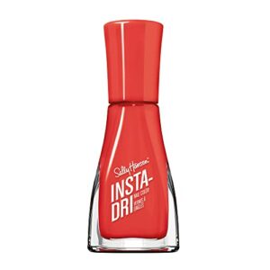 sally hansen insta-dri nail polish lacquer, hail cherry, 0.31 fl oz