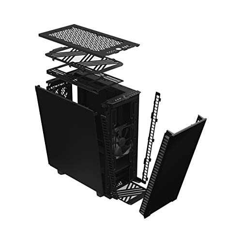 Fractal Design Define 7 Compact Black Brushed Aluminum/Steel ATX Compact Silent Mid Tower Computer Case