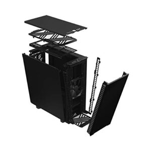 Fractal Design Define 7 Compact Black Brushed Aluminum/Steel ATX Compact Silent Mid Tower Computer Case