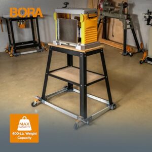 BORA 544002 T-Square Attachment, NGX Clamp Edge Accessory, Circular Saw Guide, Keeps Plywood Cuts Straight and Parallel