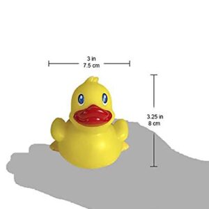 3" Bodybuilder Rubber Duck [Floats Upright] - Baby Safe Bathtub Bathing Toy