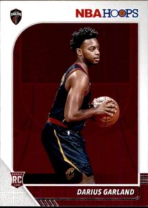 2019-20 panini nba hoops #251 darius garland cleveland cavaliers rookie basketball card