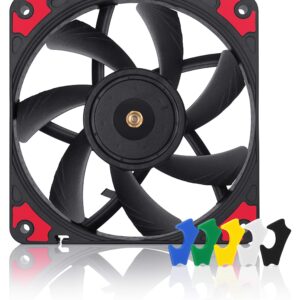 Noctua NF-A12x15 PWM chromax.Black.swap, Premium Quiet Slim Fan, 4-Pin (120x15mm, Black)