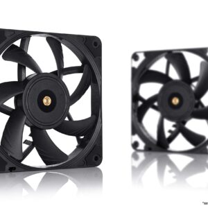 Noctua NF-A12x15 PWM chromax.Black.swap, Premium Quiet Slim Fan, 4-Pin (120x15mm, Black)