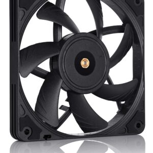 Noctua NF-A12x15 PWM chromax.Black.swap, Premium Quiet Slim Fan, 4-Pin (120x15mm, Black)