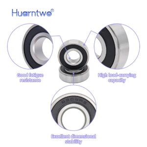 Huarntwo 6203-2RS Replacement Ball Bearing for Craftsan Poulan Husqvarna 110485X,532110485:John Deere GX20818,JD8535:MTD 741-0600,941-0600,741-0124,941-0124:Toro100-1048,10-9966,(2 pcs)