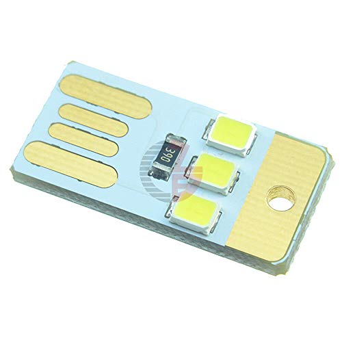 Gump's grocery 10Pcs Mini 3 LED USB Light White Lamp Nightlight Camping Outdoor Portable for PC