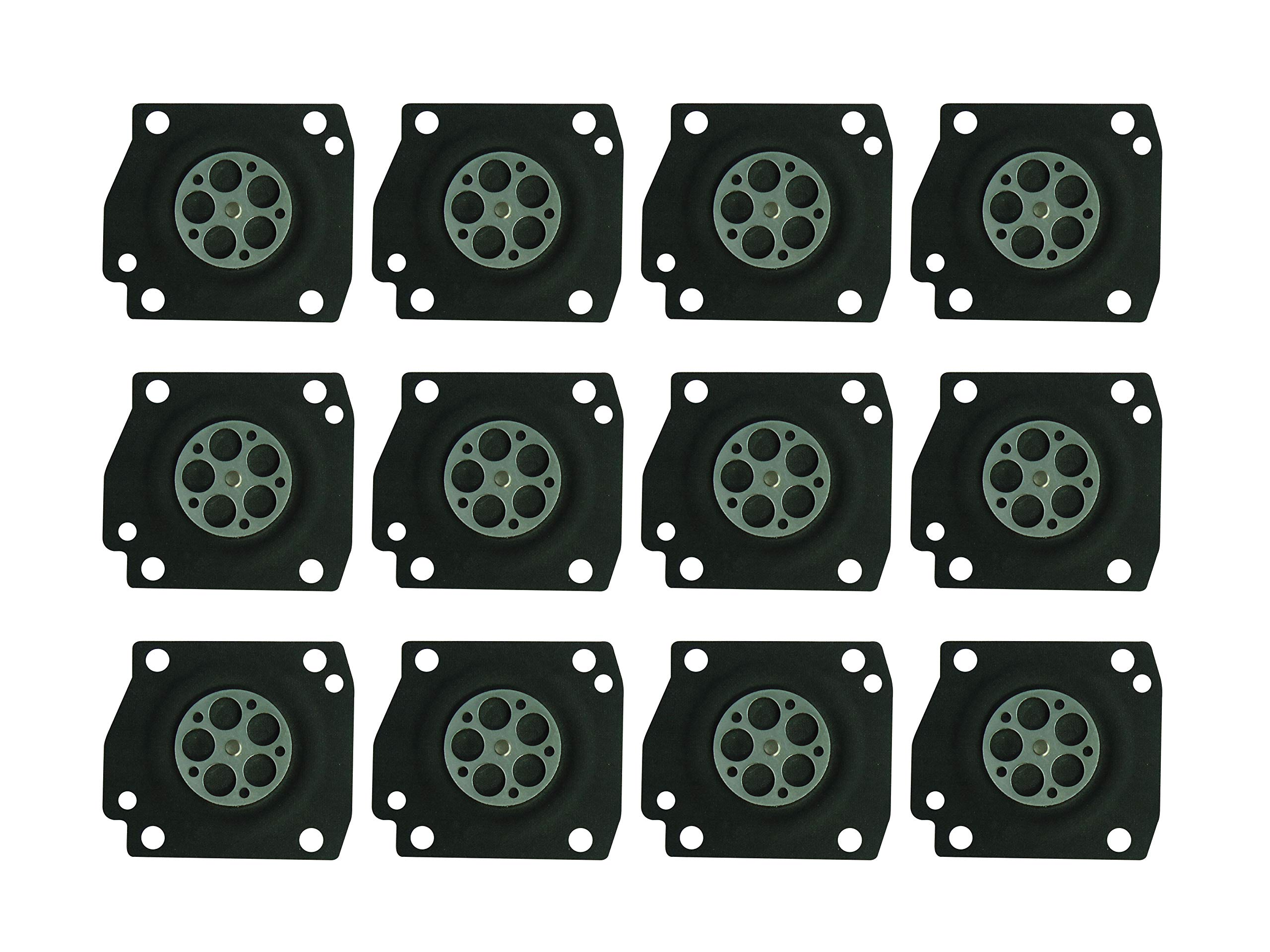 C·T·S Carburetor Metering Diaphragm Assembly for ZAMA C3 Model carburetors Husqvarna 346XP 350 351 Chainsaw Replaces ZAMA A015040 (Pack of 12)