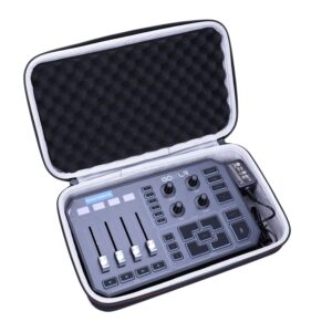 ltgem hard case for tc helicon goxlr revolutionary online broadcaster platform - travel carrying protective storage bag