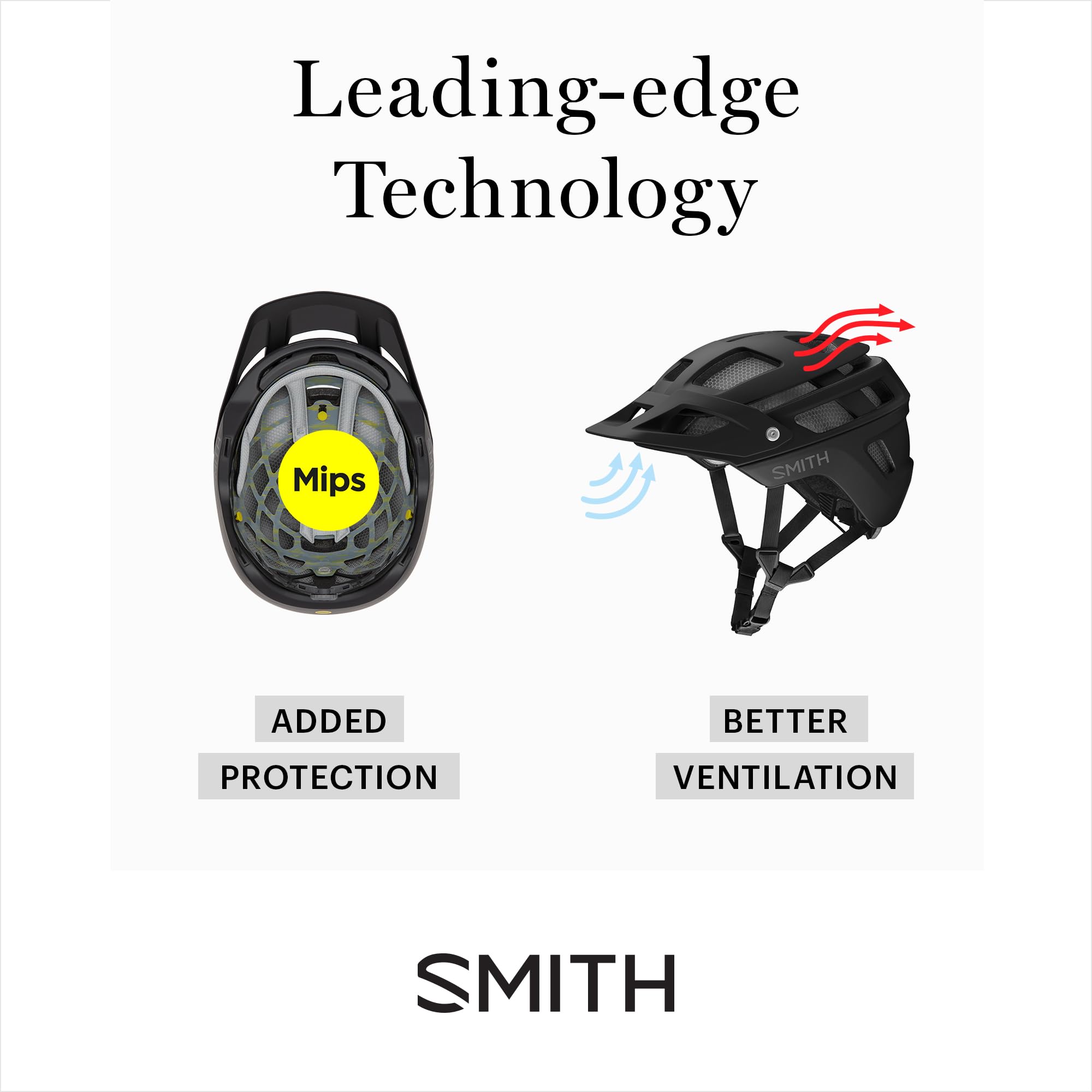 SMITH Signal Cycling Helmet – Adult Road Bike Helmet with MIPS Technology – Lightweight Impact Protection for Men & Women – Black, X-Large