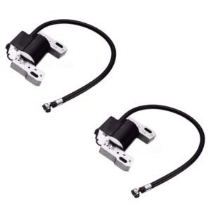 def ignition coil for john deere la130 la135 la140 la145 la150 la155 la165 tractors motors replaces for john deere part lg691060 mia12346 mia12788, set of 2