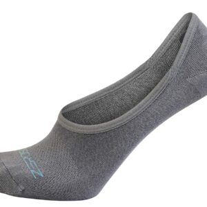 ZeroSock Bamboo Viscose Super Low Invisible Socks With Mesh Ventilation with Anti-Slip Gel Heel Grip (4 Pairs Per Box)