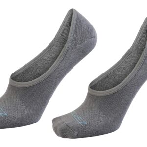 ZeroSock Bamboo Viscose Super Low Invisible Socks With Mesh Ventilation with Anti-Slip Gel Heel Grip (4 Pairs Per Box)