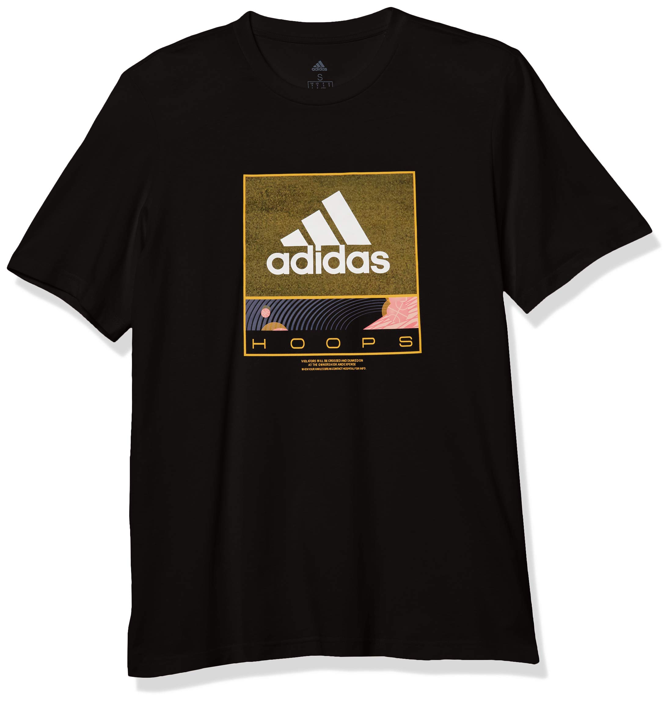 adidas mens Future Hoops Graphic Black X-Large