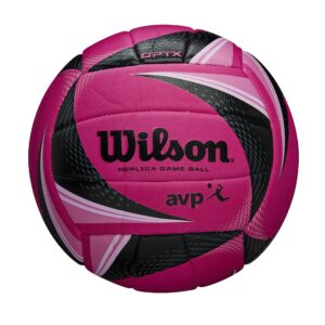 wilson optx avp replica beach volleyball, pink