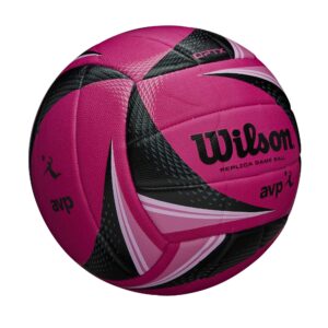 WILSON OPTX AVP Replica Beach Volleyball, Pink