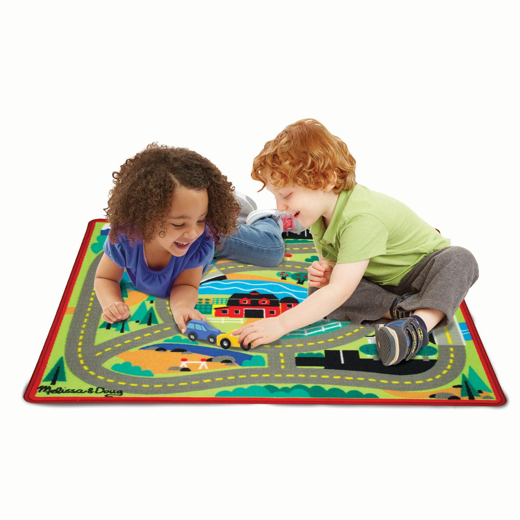 Melissa & Doug Round The Town Road Rug (FFP)