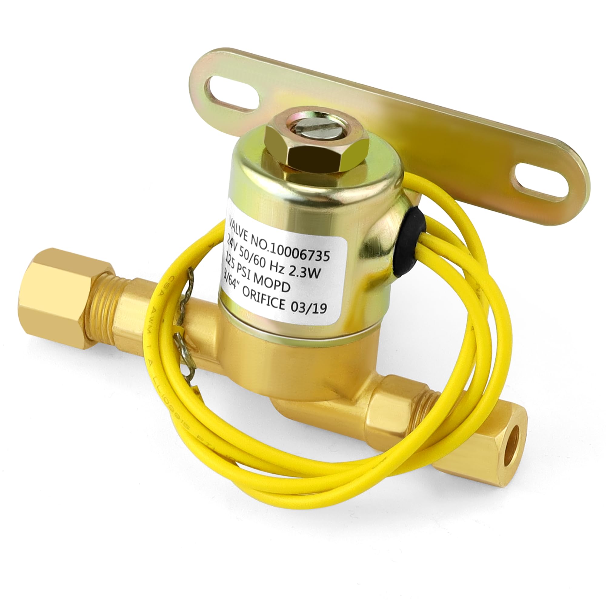 4040 24Volt Humidifier Solenoid Vavle Brass Air Valve By prime&swift Fit for Humidifier Replaces 400 500 600 700 600M 700M 768 760A 550 568 560A 560