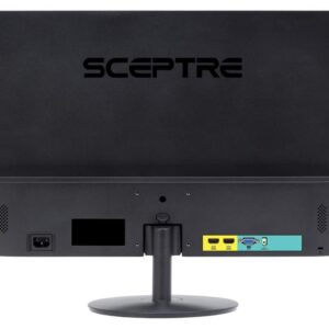 Sceptre 24" Frameless Ultra Thin 1080P LED Monitor Up to 75Hz HDMI VGA Speakers, Freesync Compatible Machine Black 2020 (E248W-1920RS)