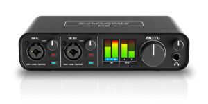 motu m2 2x2 usb-c audio interface