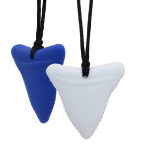 Chew Necklaces for Sensory Kids, 3 Pack Sensory Toys Silicone Chewy Necklace Sensory for Autism, ADHD, Anxiety or Other Special Needs- Reduces Chewing Fidgeting for Boys Girls Adults Chewer