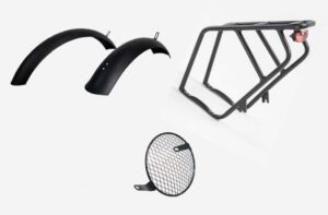 cheetah cafe racer accessories (rack and fender bundle)