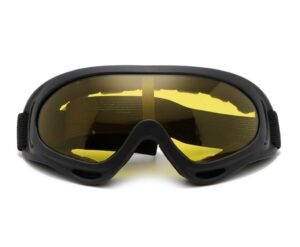 chezi x400 anti-fog ski goggles snowboard goggles (yellow)