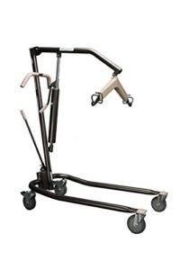 proactive medical protekt onyx hydraulic patient body lift - heavy duty for home use. 450lbs capactiy with adjustable base